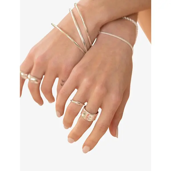 Monica Vinader Deia Ring - Silver
