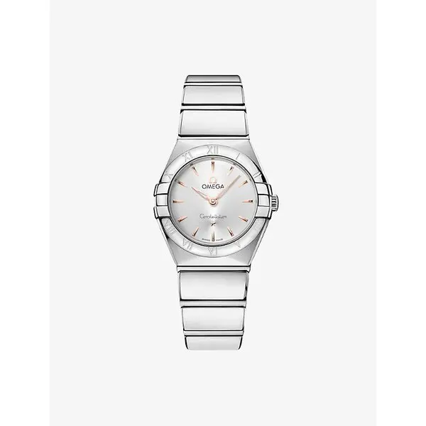 Omega Constellation Stainless Steel Quartz Watch - Silver