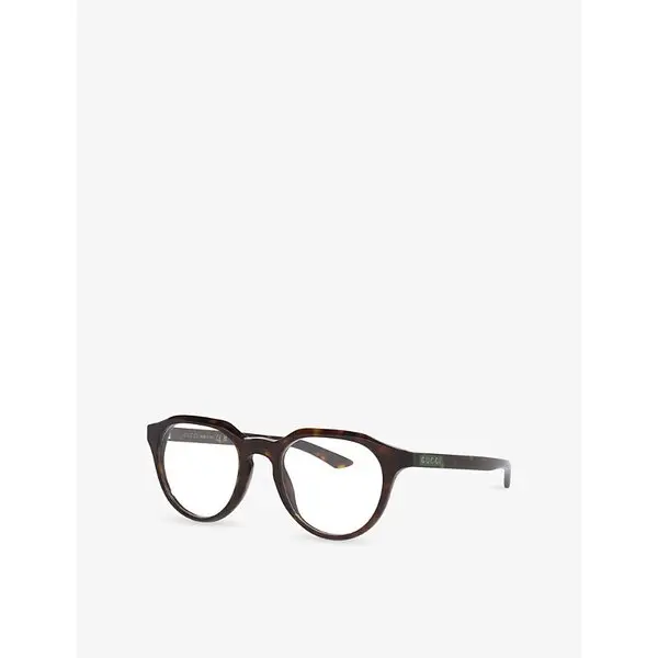 Gucci Round Frame Acetate Eyeglasses