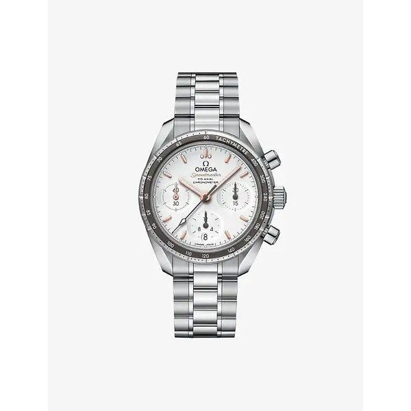 Omega Speedmaster Stainless-steel Automatic Chronograph Watch - Black