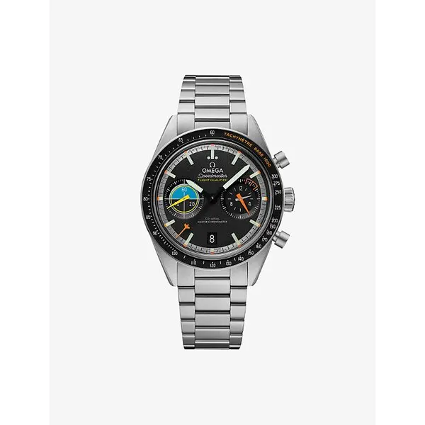 Omega Speedmaster Stainless Steel Automatic Chronograph Watch 40.85mm - Black