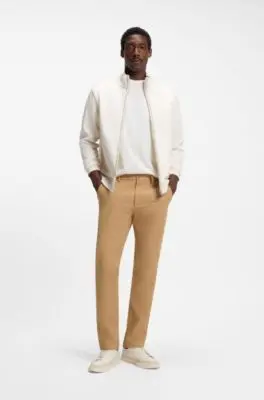 BOSS Slim-fit Stretch Cotton Twill Pants