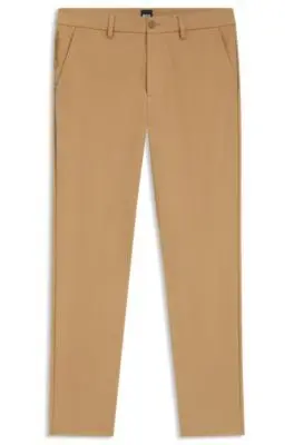 BOSS Slim-fit Stretch Cotton Twill Pants