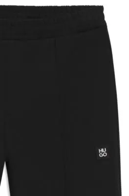 Hugo Relaxed-fit Sweatpants In A Structured Cotton Blend