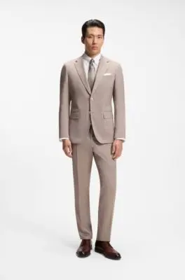 BOSS Slim-fit Shirt In Soft-touch Cotton Poplin