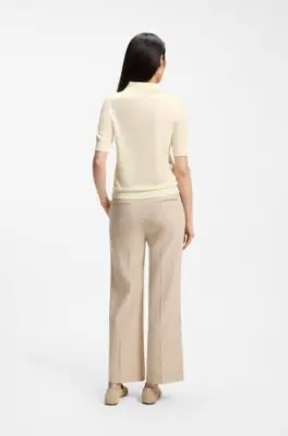 BOSS Fine Knit Merino Wool Polo