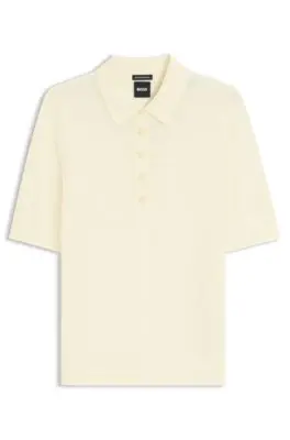 BOSS Fine Knit Merino Wool Polo