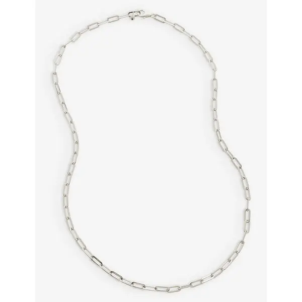 Monica Vinader Sterling Paperclip Chain Necklace - Silver
