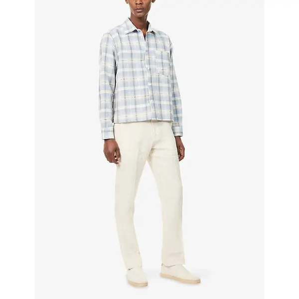 PERCIVAL Jesse Boxy Linen And Cotton-blend Shirt