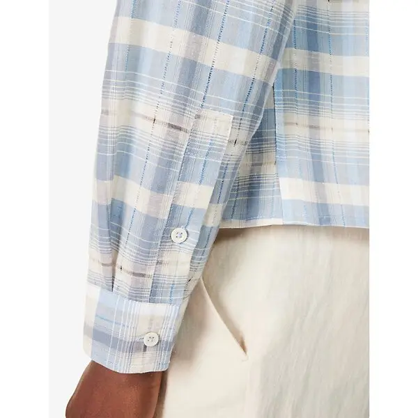 PERCIVAL Jesse Boxy Linen And Cotton-blend Shirt