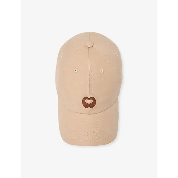 Maje Logo Appliqué Baseball Cap