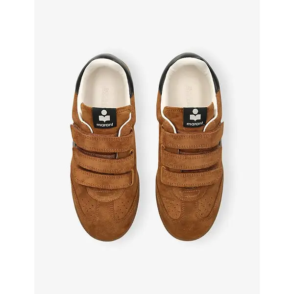 Isabel Marant Étoile Suede Trainers With Hook-and-loop Fastening