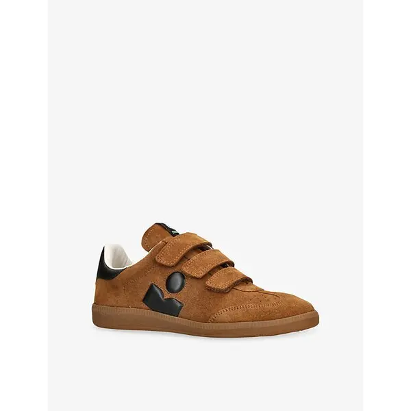 Isabel Marant Étoile Suede Trainers With Hook-and-loop Fastening