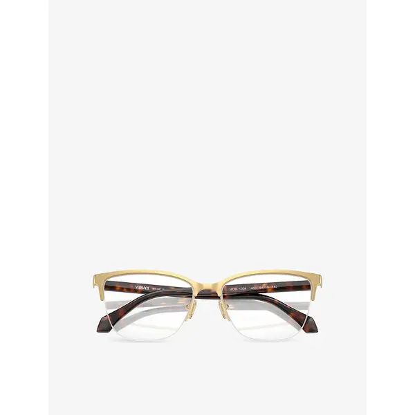Versace Ve1304 Square Frame Metal Optical Glasses
