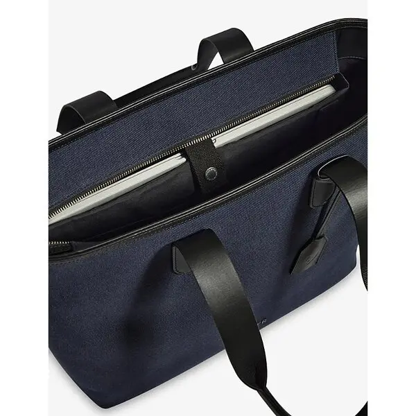 ANTLER Heritage Leather And Canvas Tote Bag