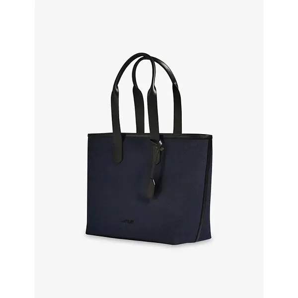 ANTLER Heritage Leather And Canvas Tote Bag