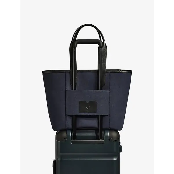ANTLER Heritage Leather And Canvas Tote Bag