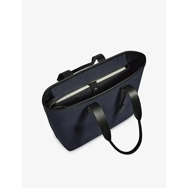 ANTLER Heritage Leather And Canvas Tote Bag