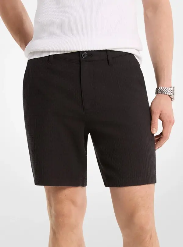 Michael Kors Cotton Waffle Shorts
