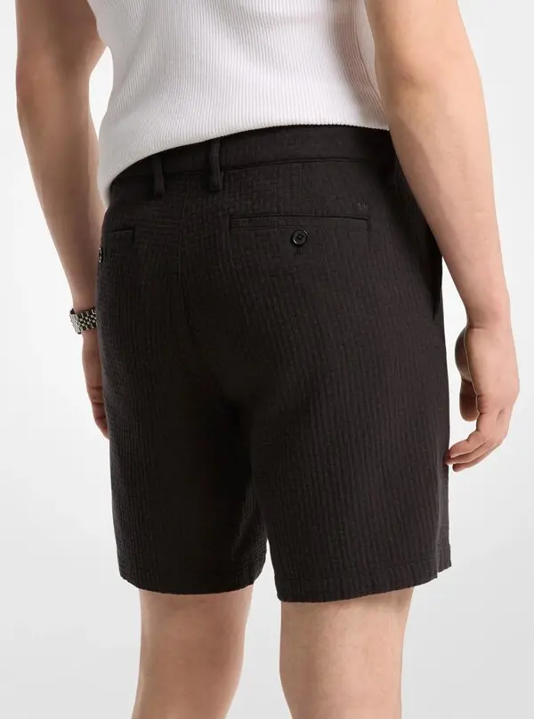 Michael Kors Cotton Waffle Shorts