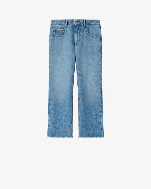 Isabel Marant Étoile Ombela Kick Flare Jeans - Light Blue