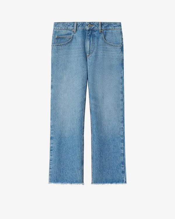 Isabel Marant Étoile Ombela Kick Flare Jeans - Light Blue