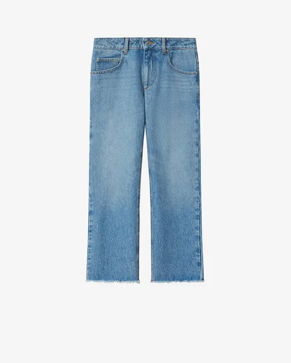 Isabel Marant Étoile Ombela Kick Flare Jeans - Light Blue