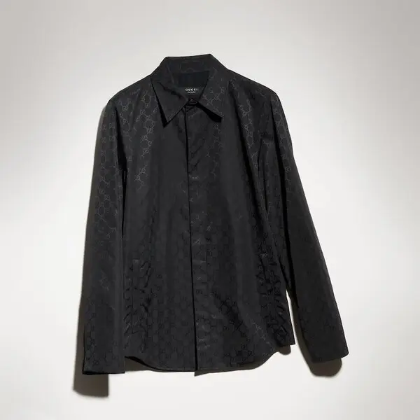 Gucci Gg Light Silk Faille Jacket