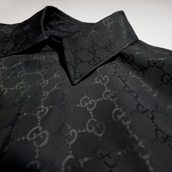 Gucci Gg Light Silk Faille Jacket