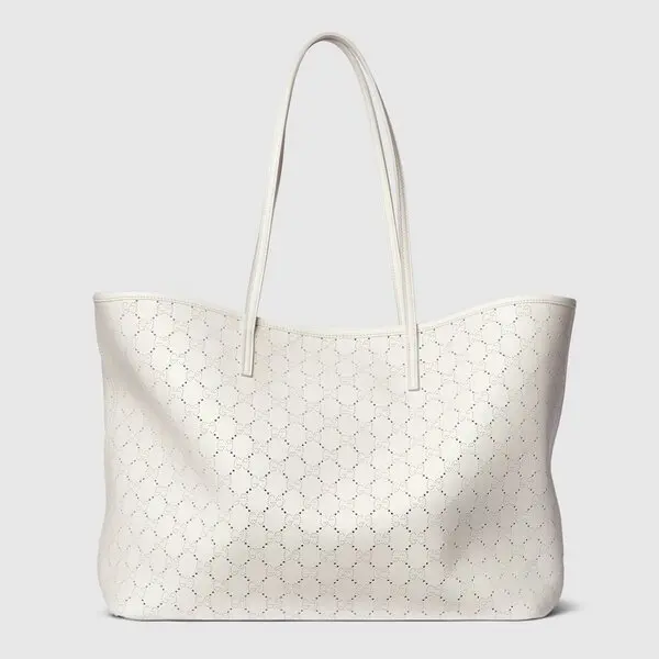 Gucci Tribeca Large Tote Bag Leather - White