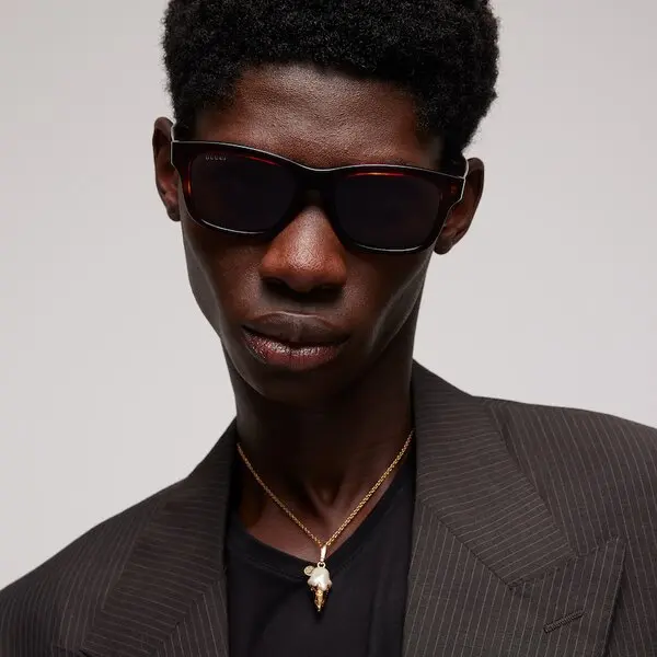 Gucci Rectangular-frame Sunglasses