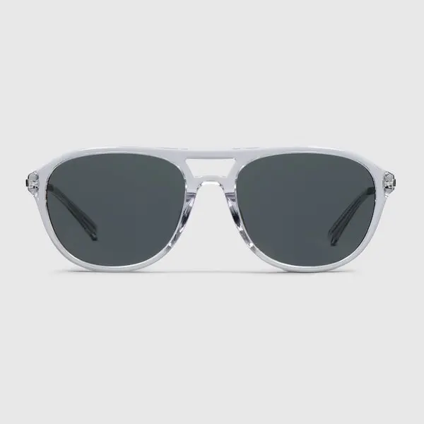 Gucci Specialized-fit Navigator Sunglasses - Grey