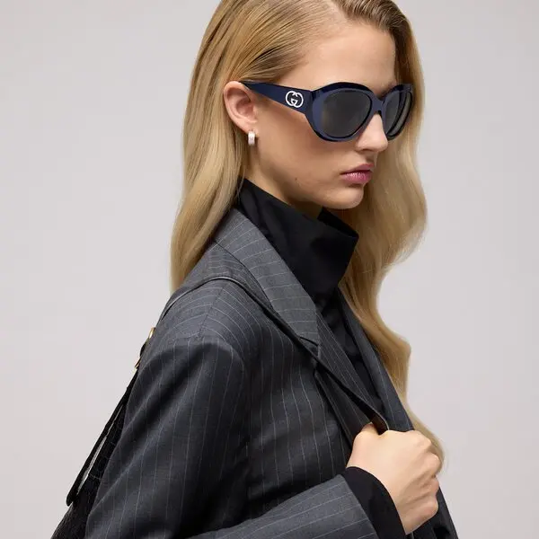 Gucci Geometric-frame Sunglasses