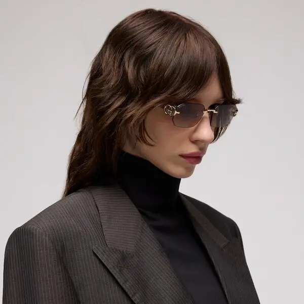 Gucci Rectangular-frame Sunglasses
