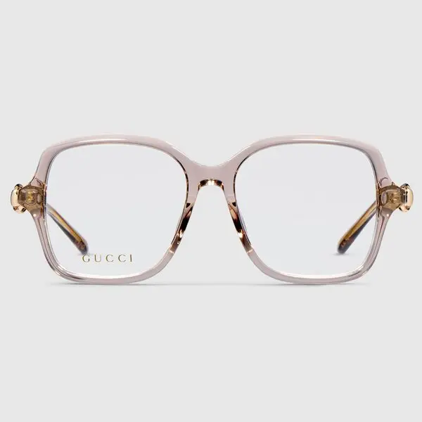 Gucci Butterfly Optical Frame Eyeglasses - Brown