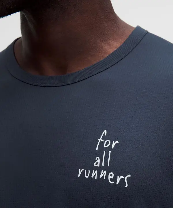 Lululemon Mile Maker Mesh Short-sleeve Shirt - True Navy