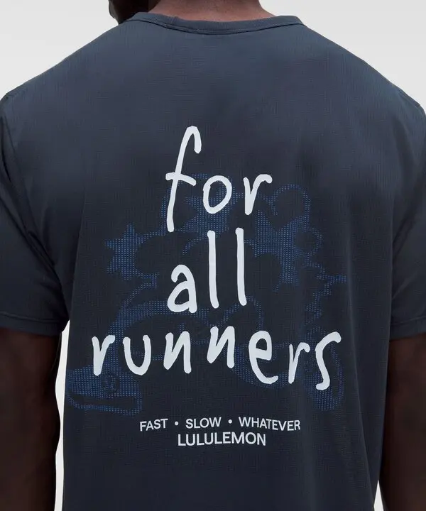 Lululemon Mile Maker Mesh Short-sleeve Shirt - True Navy