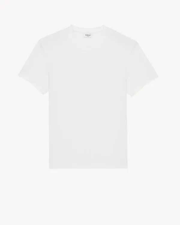 Saint Laurent Cassandre Ribbed T-shirt