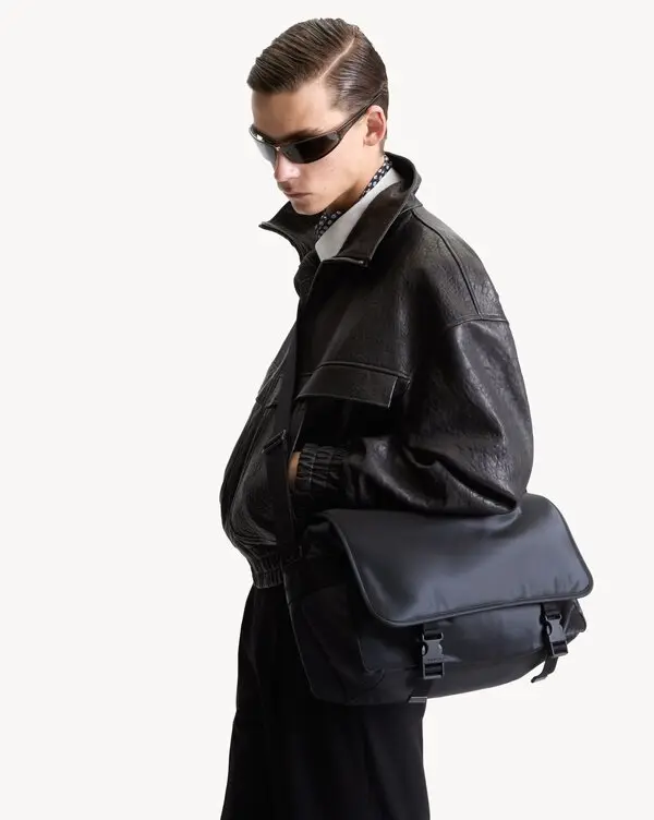 Saint Laurent Messenger Bag In Nylon