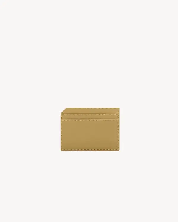 Saint Laurent Paris Open Card Case In Smooth Leather