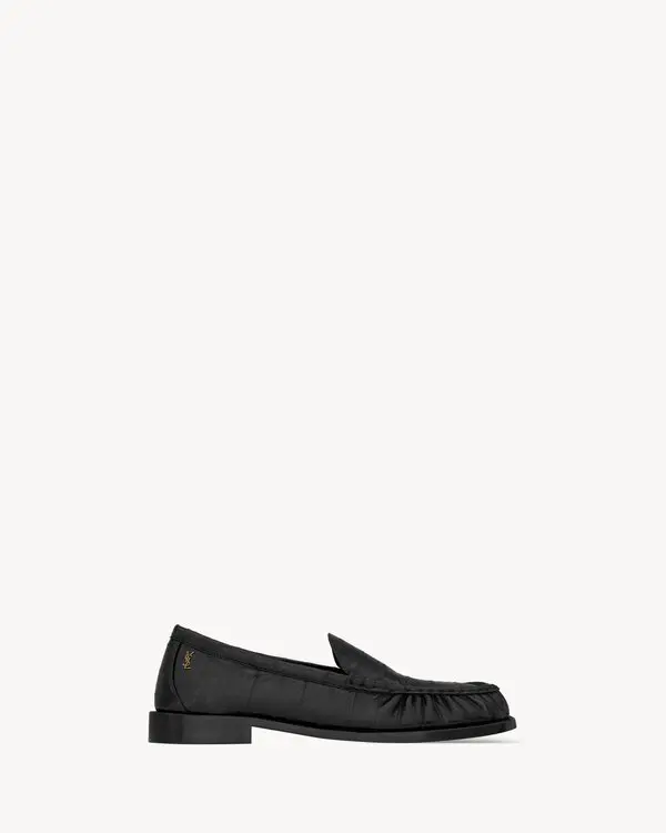 Saint Laurent Theobald Eel Loafers - Black