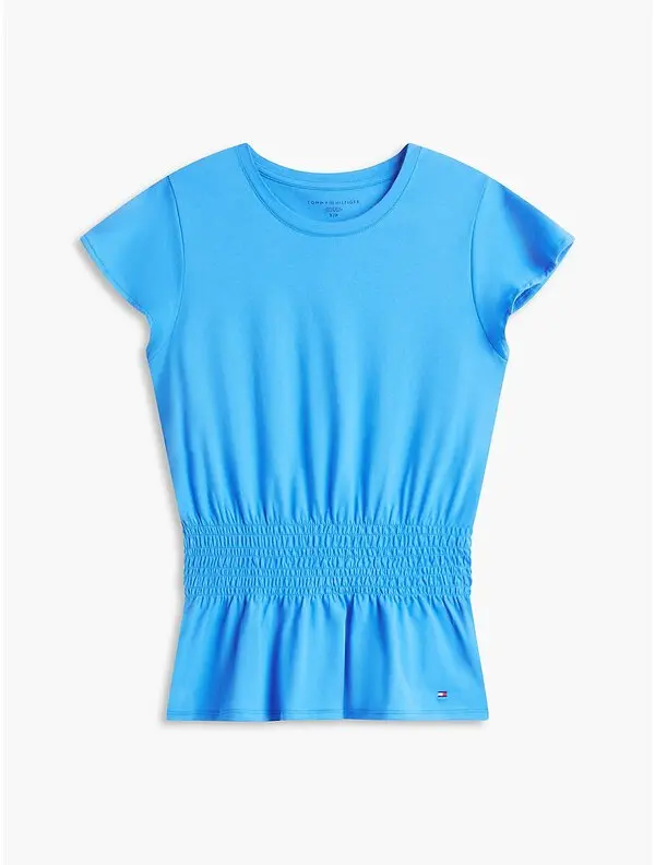 Tommy Hilfiger Flutter-sleeve Shirred T-shirt