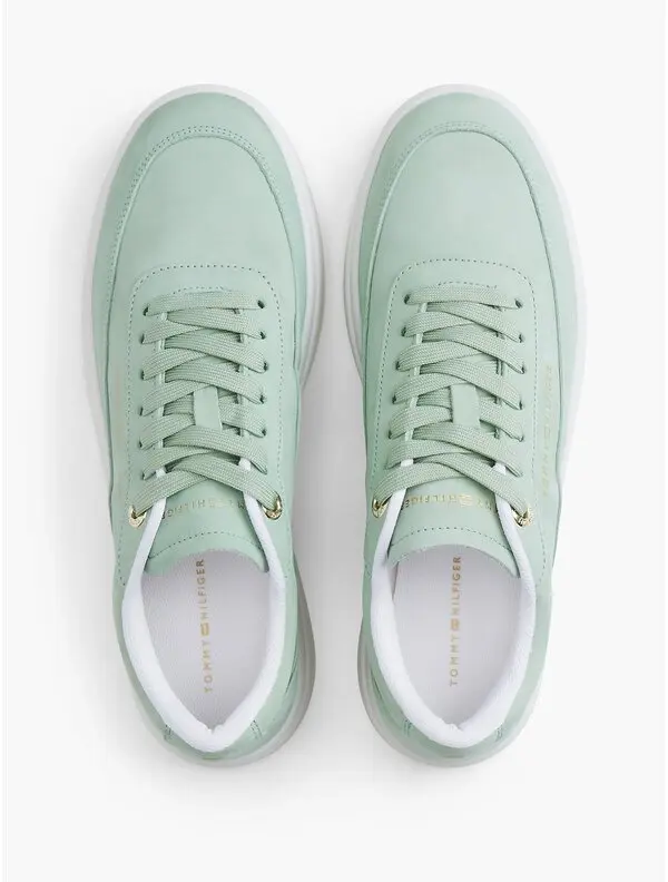 Tommy Hilfiger Nubuck Leather Court Sneaker