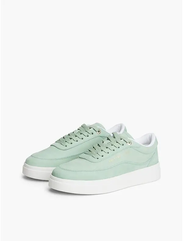 Tommy Hilfiger Nubuck Leather Court Sneaker