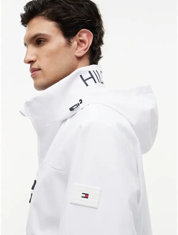 Tommy Hilfiger Water-repellent Regatta Jacket With Hidden Hood