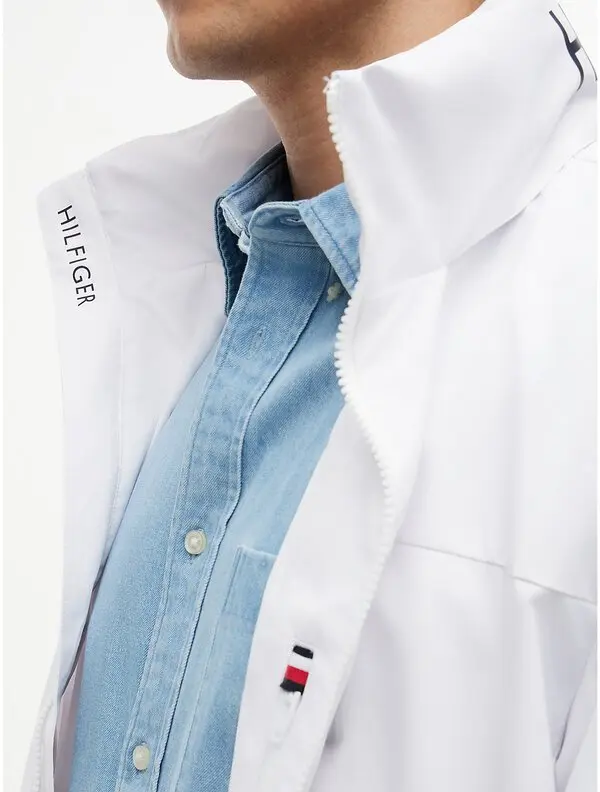 Tommy Hilfiger Water-repellent Regatta Jacket With Hidden Hood