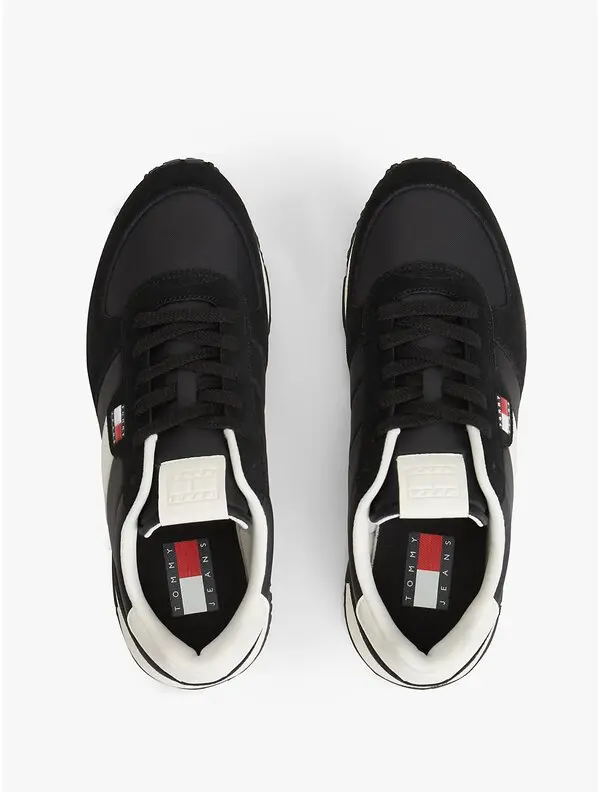 Tommy Hilfiger Mixed-texture Runner Sneaker