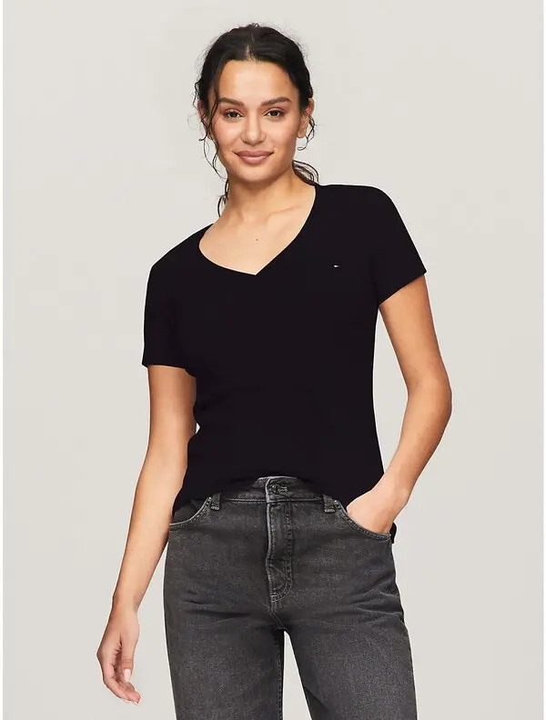 Tommy Hilfiger V-neck Cotton T-shirt