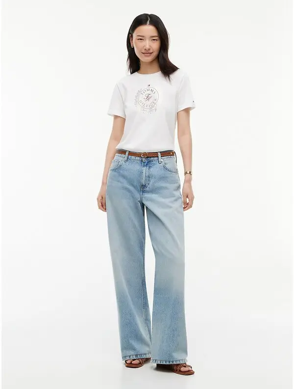 Tommy Hilfiger Foiled Laurel Leaf Logo T-shirt
