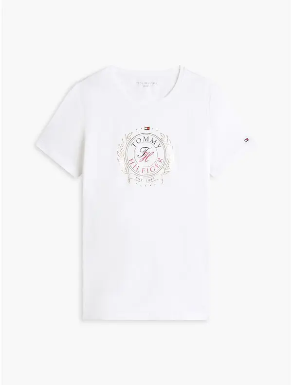 Tommy Hilfiger Foiled Laurel Leaf Logo T-shirt